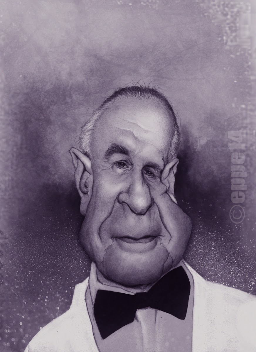Mike Eppe - caricature illustration: Karl Popper