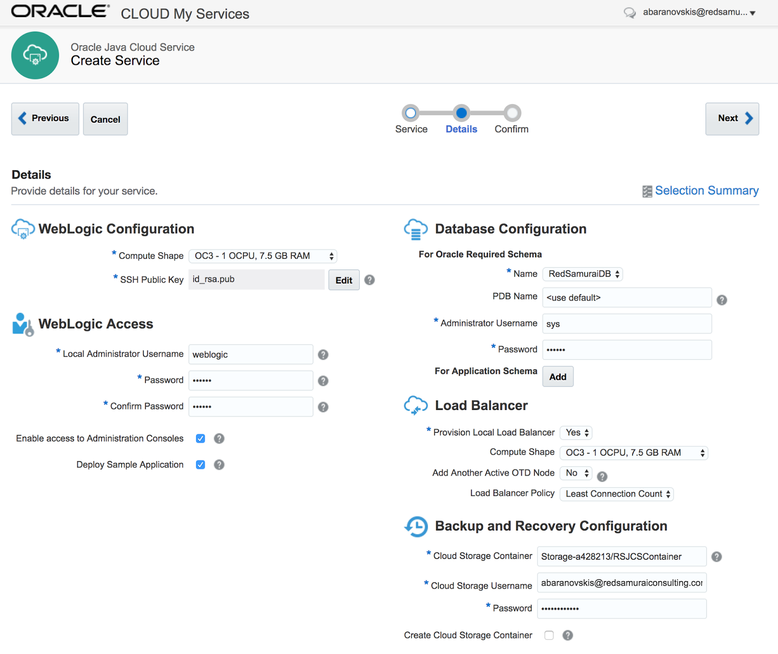 Andrej Baranovskij Blog: Oracle Java Cloud Upgrade to 12.2.1.2