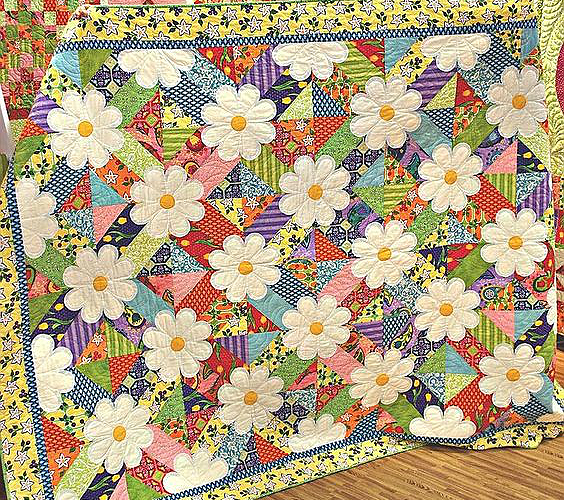 How to Make Quilt Patchwork on Flowers