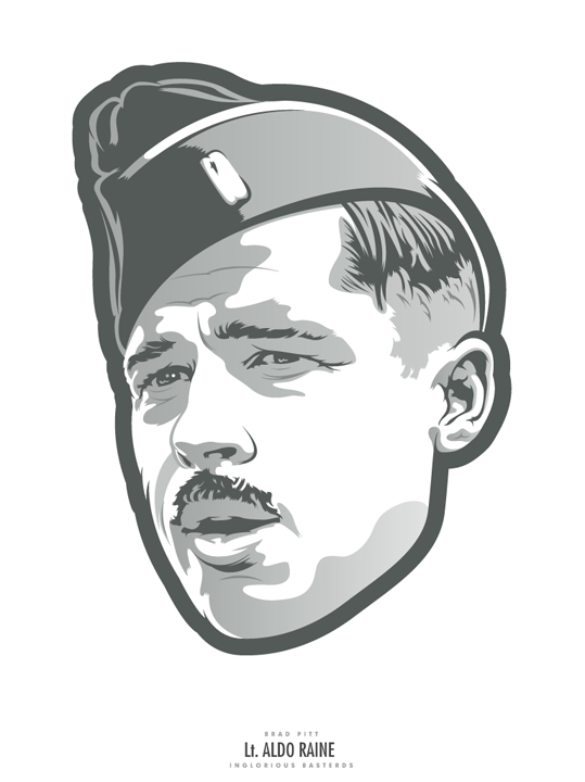 Jeff Spokes: Illustration : Lt. Aldo Raine