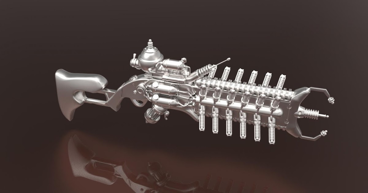 WETA-style Futuristic Ray Gun