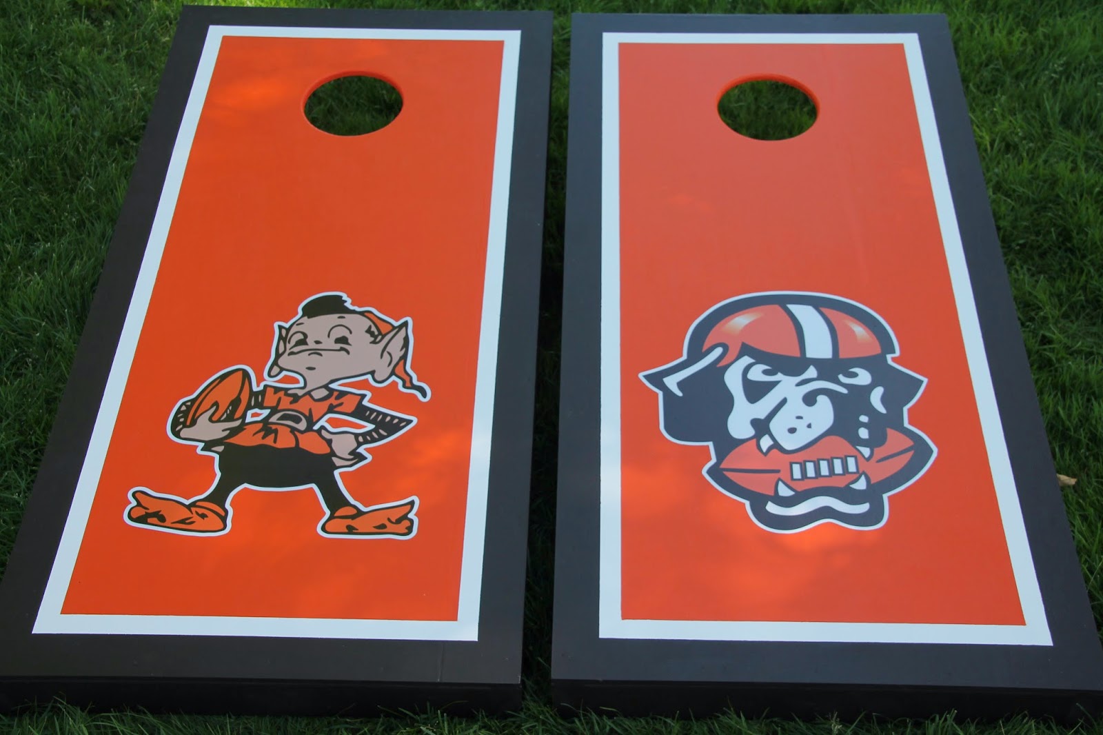 Kevin's Cornhole: Cleveland Browns Border