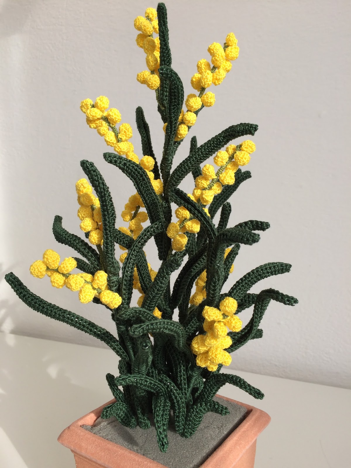 Spiegazione della Mimosa all’uncinetto