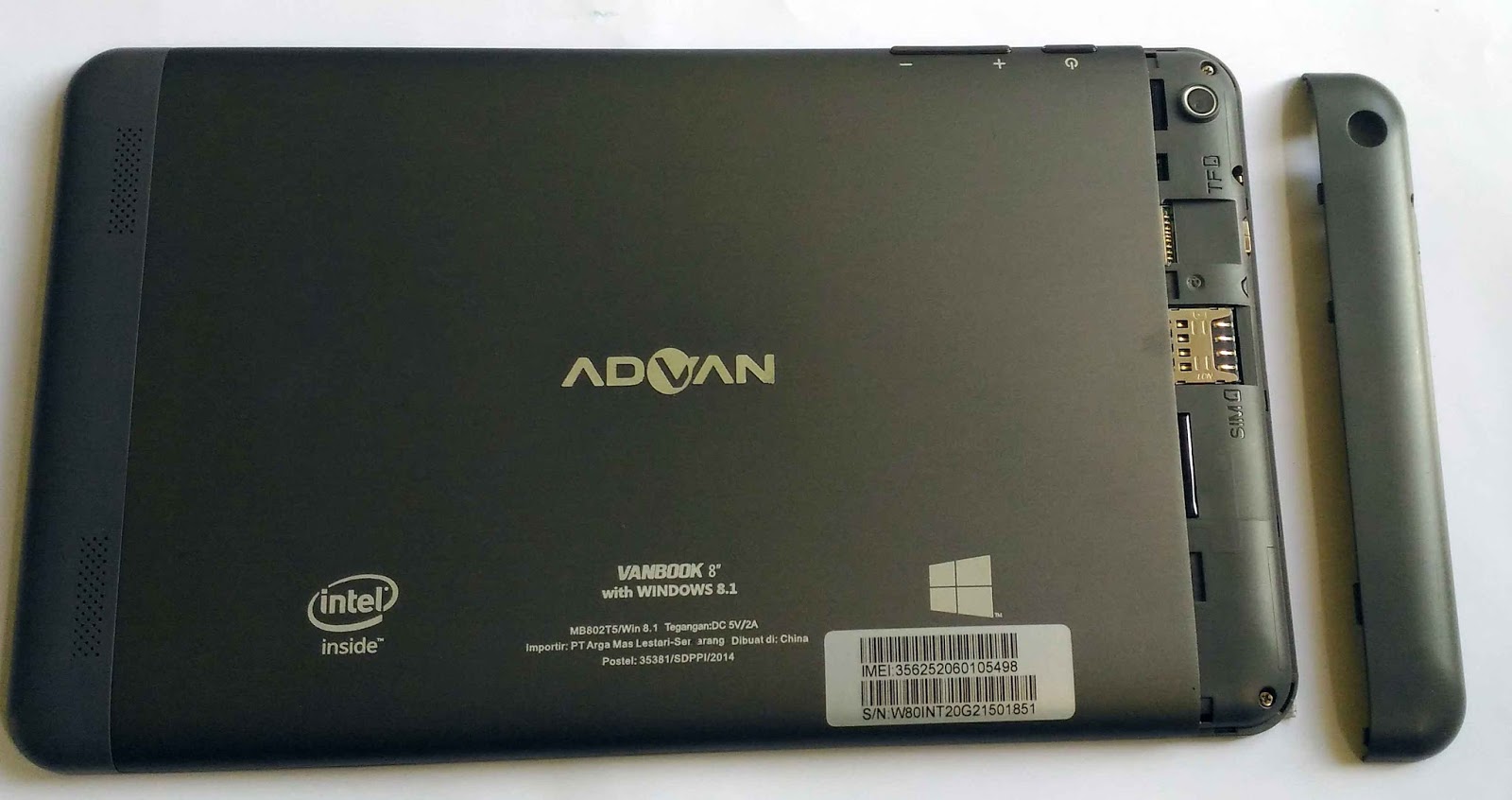 Advan Vanbook W80 Review -Tablet Windows 8 inci