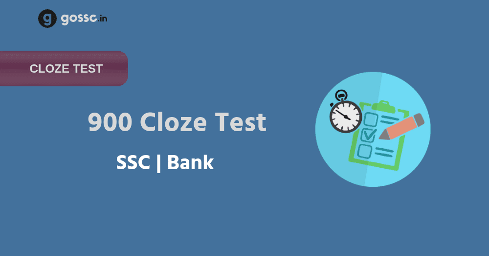 900+ Cloze Tests With Answer Key for SSC & Bank Exam