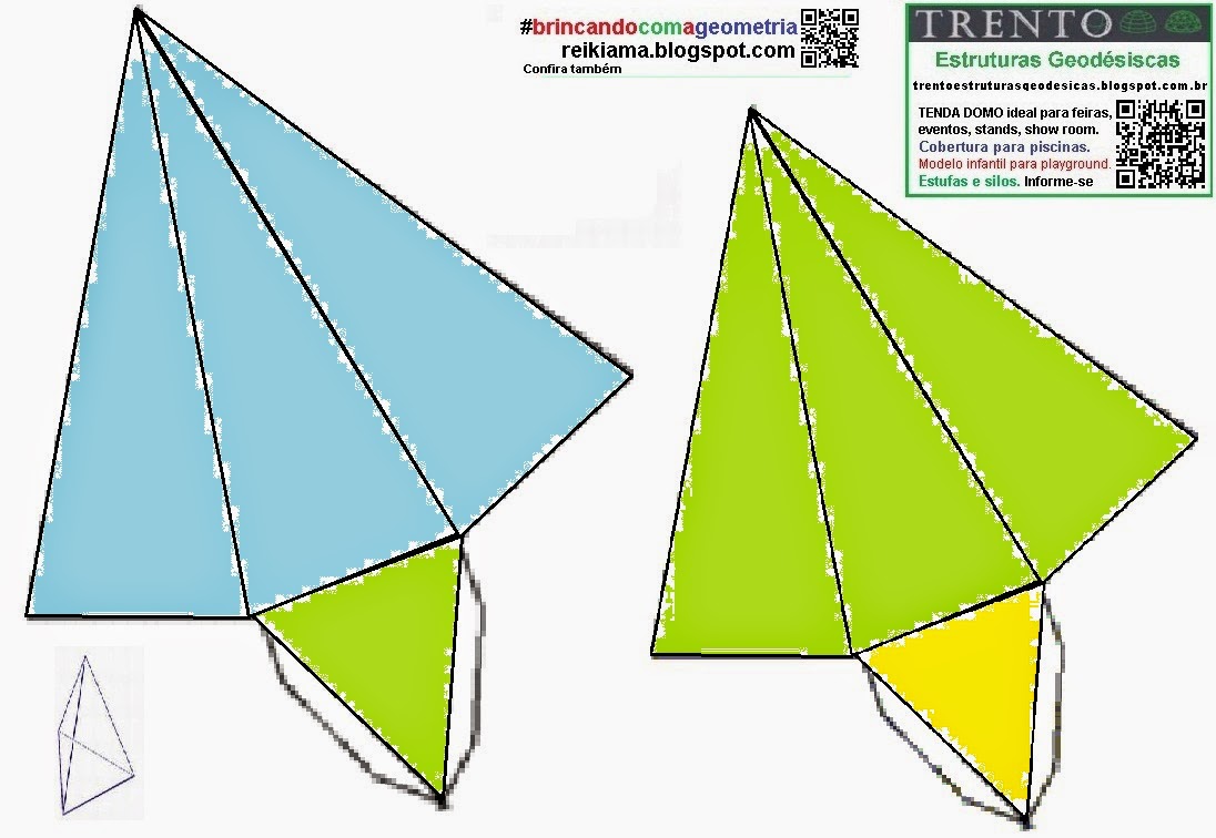 ...Brincar faz bem....: Piramide triangular molde para imprimir ...