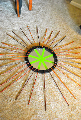 Home Awaits: DIY Sunburst Mirror