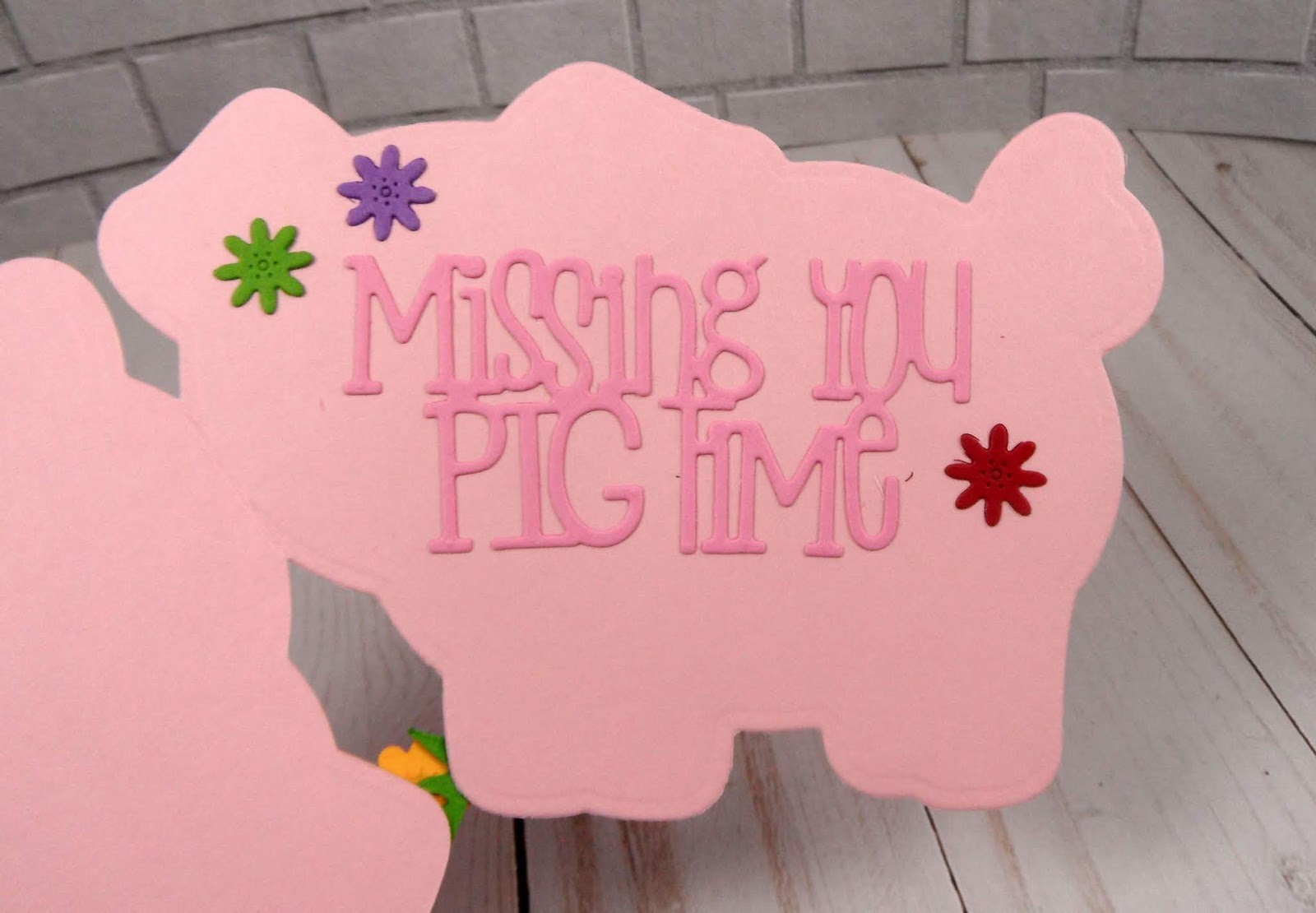 Stamping & Scrapping in California: Another Pig Fold it