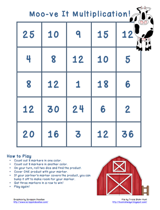 Bookish Ways in Math and Science: Freebies: Multiplication/Division