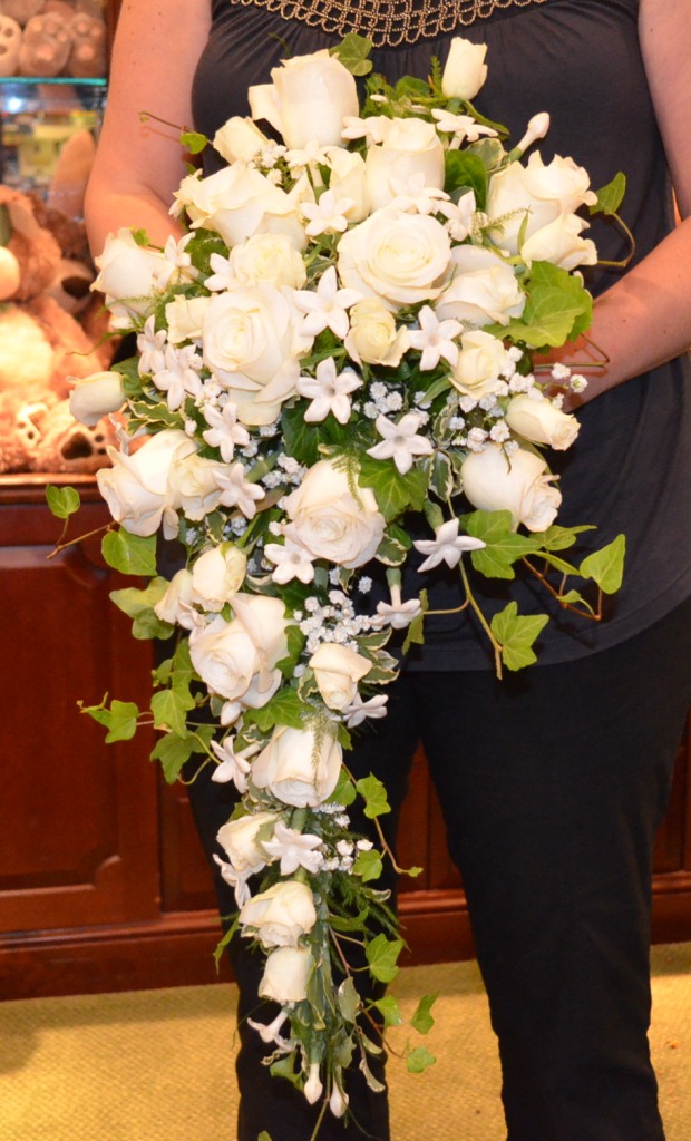 White Cascade Bouquet