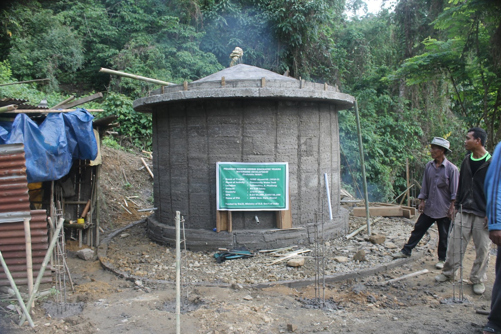 E.PHAILENG COMMUNITY WATER TANK UNDER PMKSY WDC (IWMP) AIZAWL-VII