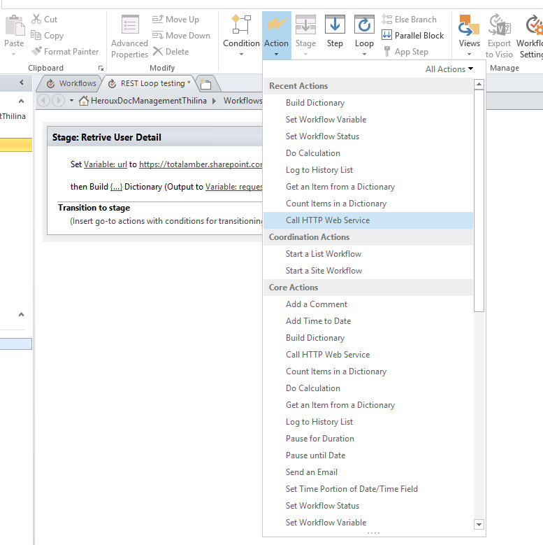 SharePoint With THILI: SharePoint Online Designer Workflow 2013 : Calling REST API & Looping ...