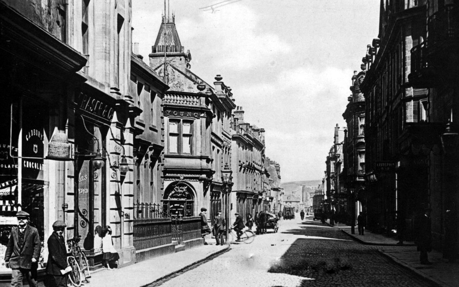 Tour Scotland: Old Photograph Church Street Inverness Scotland