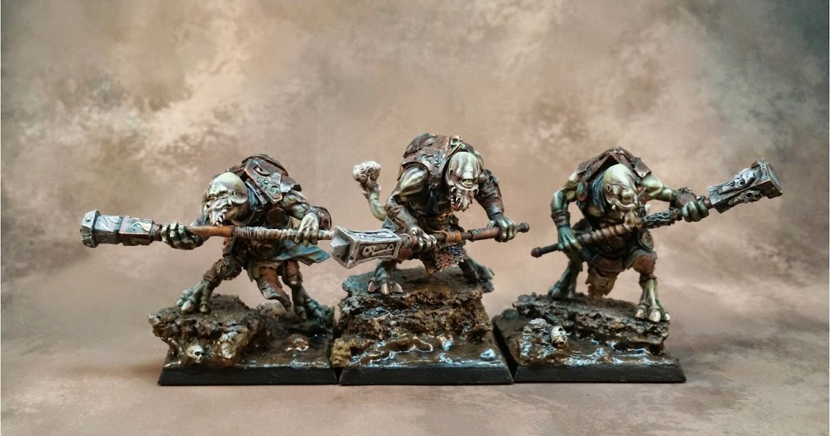 Fimir Warriors from Warhammer Forge
