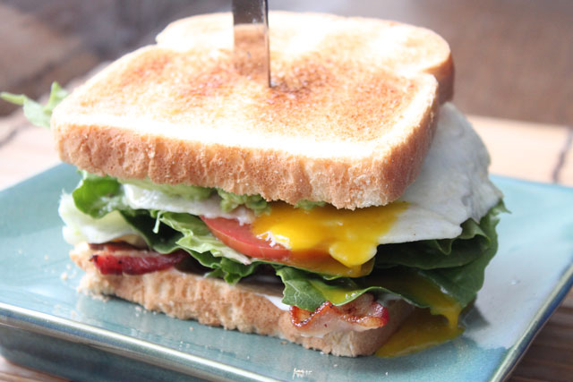 Breakfast BLT Sandwich Recipe - CookOFood
