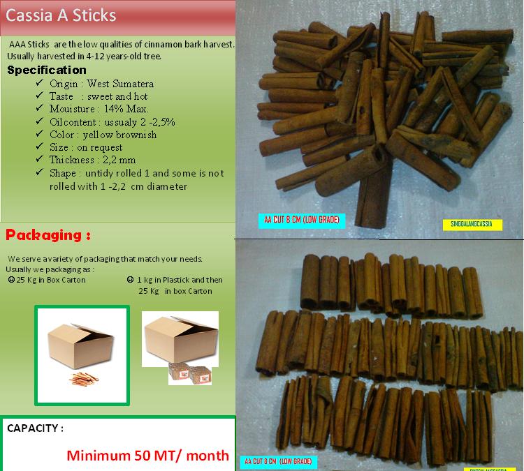 CINNAMON INDONESIA: Cassia Sticks