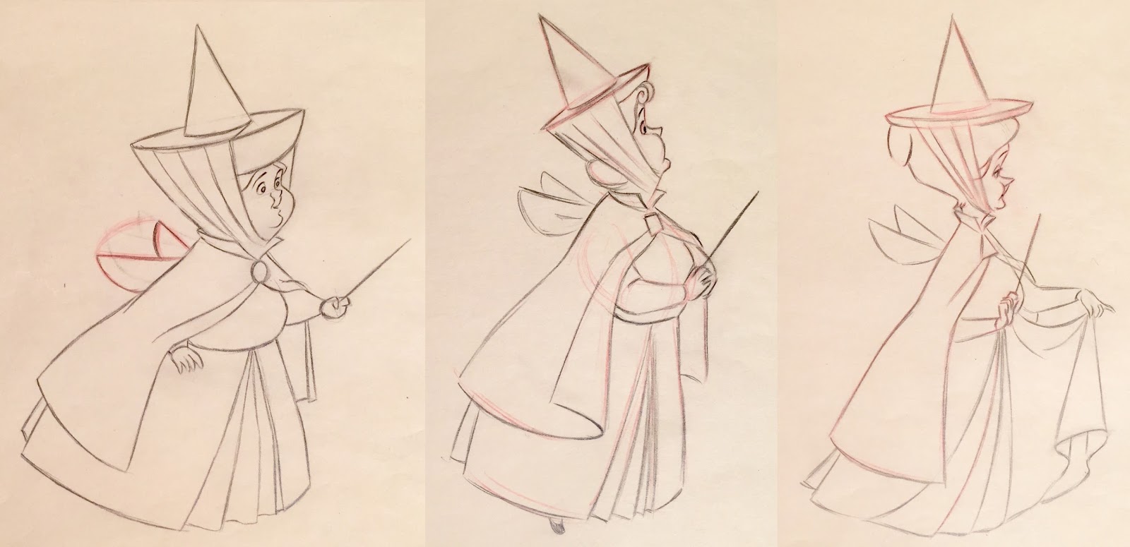 Animation Collection: Original Production Animation Drawings of Flora ...