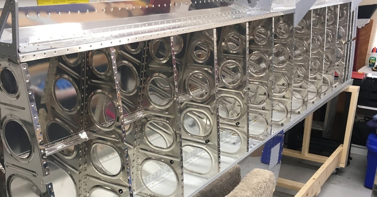 Alex's RV-14A Build Log: Section 18 - Fuel Tank (riveted ribs ...