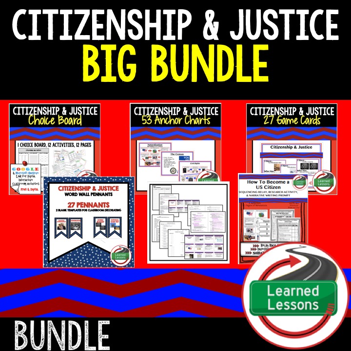 Civics and Government Mega Bundle, Civics Curriculum - Learned Lessons ...