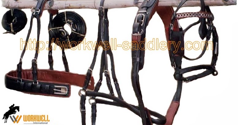 Pleasure Driving Harness Set with Brown Padding ~ workwell saddlery