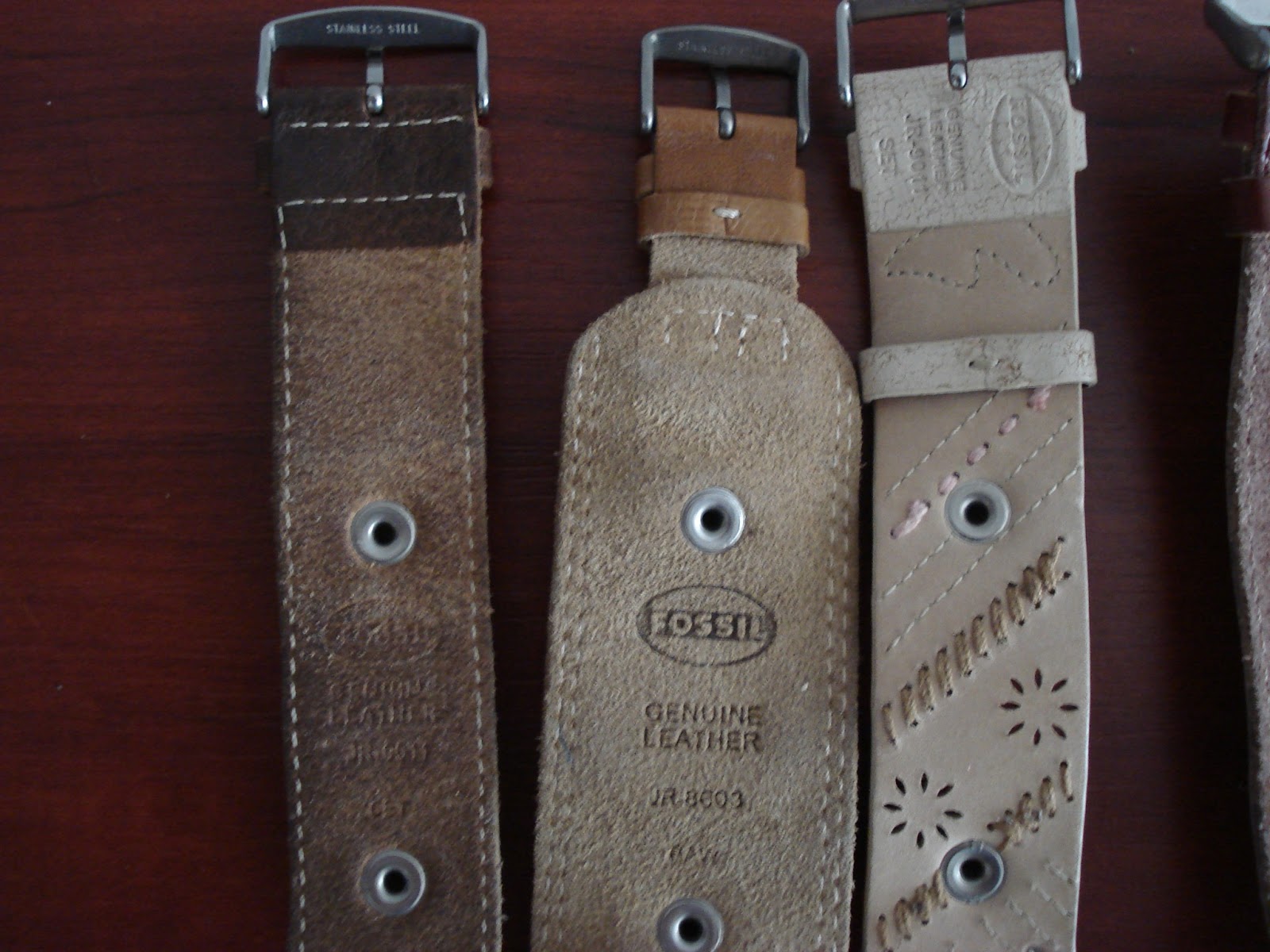 NU-AGE FASHION: Curele ceas FOSSIL Original All Leather