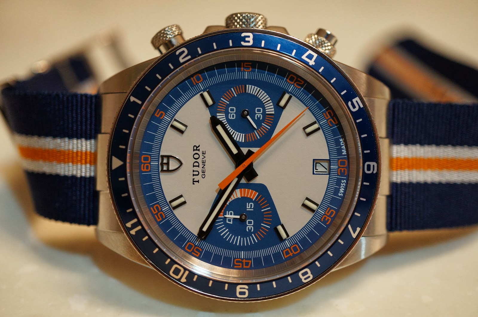 WATCHIONABLE: TUDOR HERITAGE CHRONO BLUE REF: 70330B