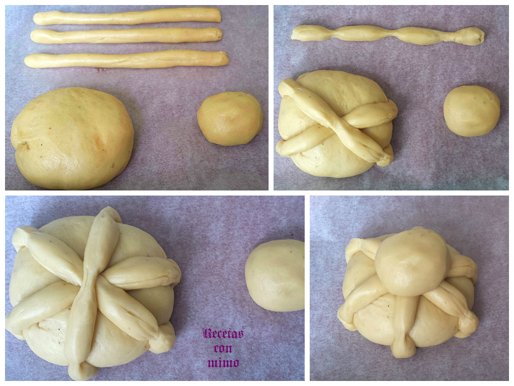 "Pan de muerto" de Halloween con chocolate y cardamomo ~ Recetas con Mimo