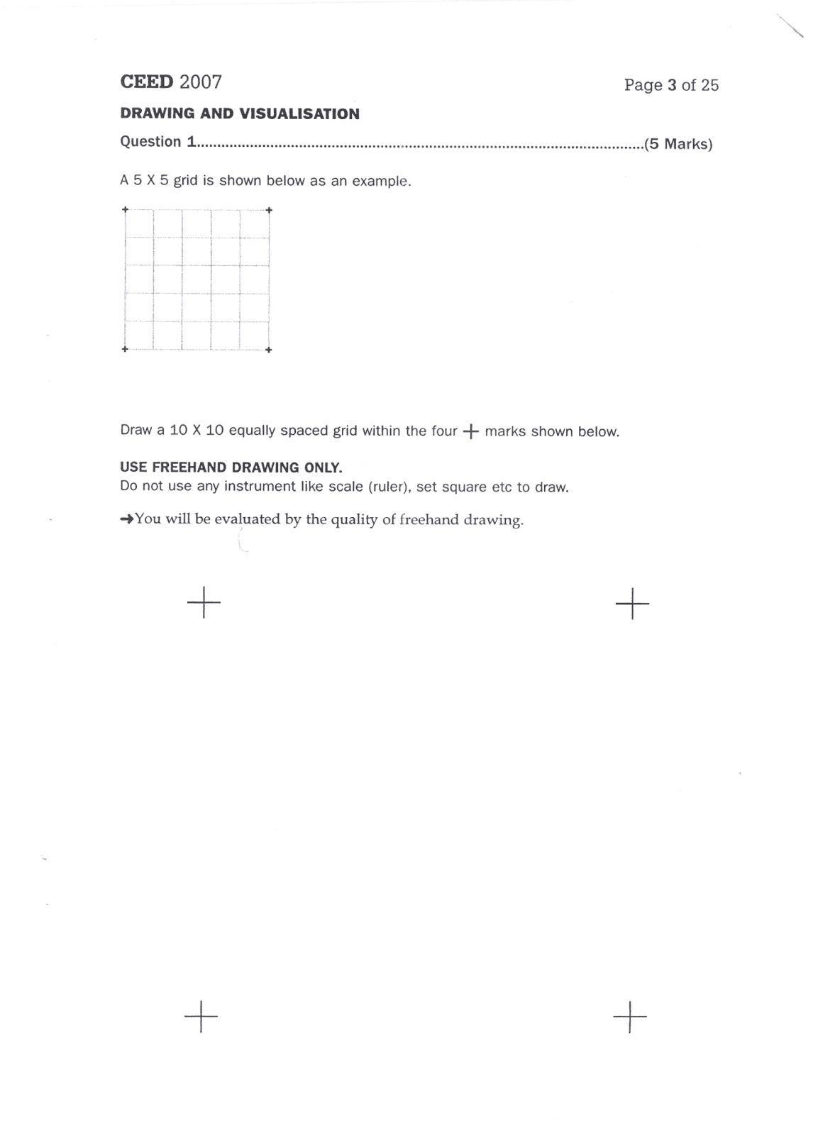 CEED 2007 Question Paper