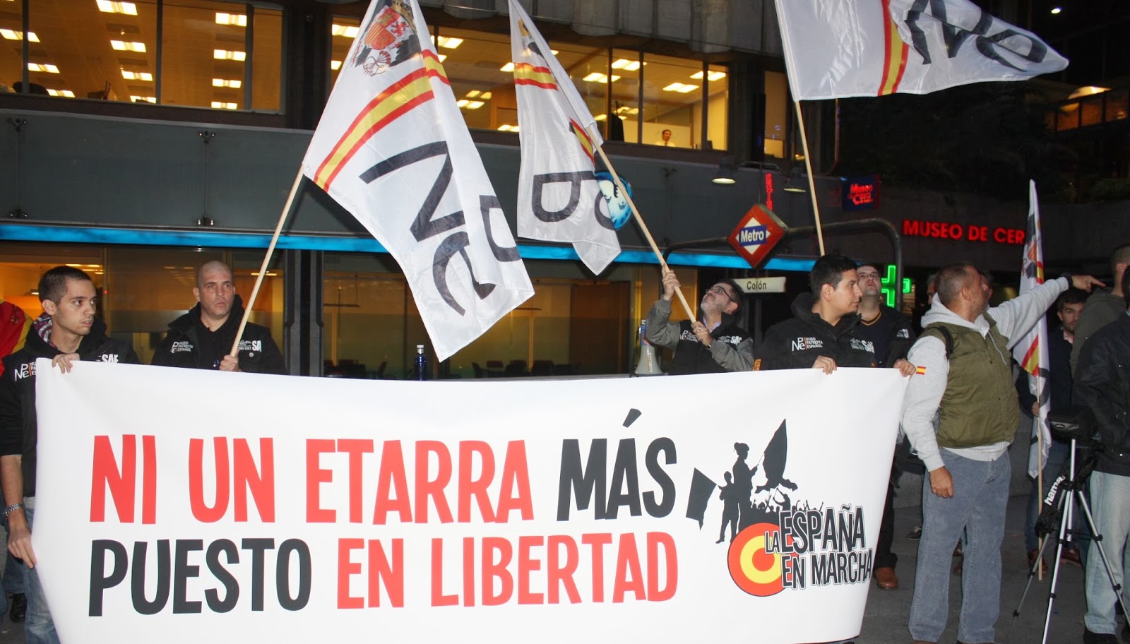 Acción Juvenil Española: Protesta de "La España en Marcha" contra la ...