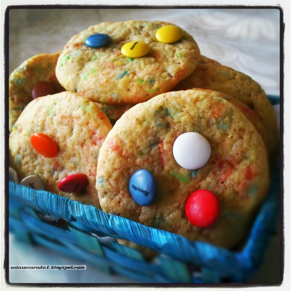 sal azucarada: GALLETAS DE COLORES