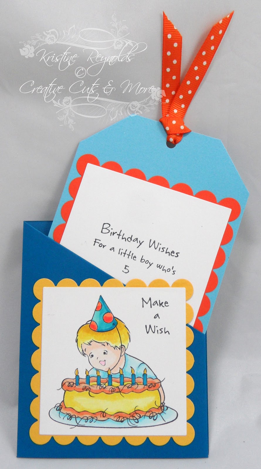 Diecut Diva: Birthday Tag Card