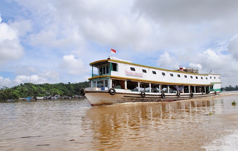 Foto kota Sendawar: Sungai Mahakam