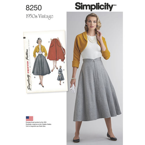A Tale of Two Skirts - A Review of Simplicity 8250 | Tips From My Nan