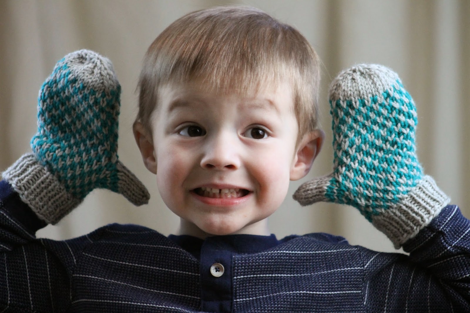 Balls to the Walls Knits: Minky Mittens