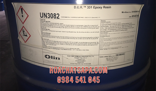 Nhựa Epoxy DER 331 | Nhựa sản xuất sơn