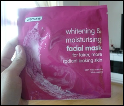 Drug Store Beauty: Watson's Whitening & Moisturising Facial Mask