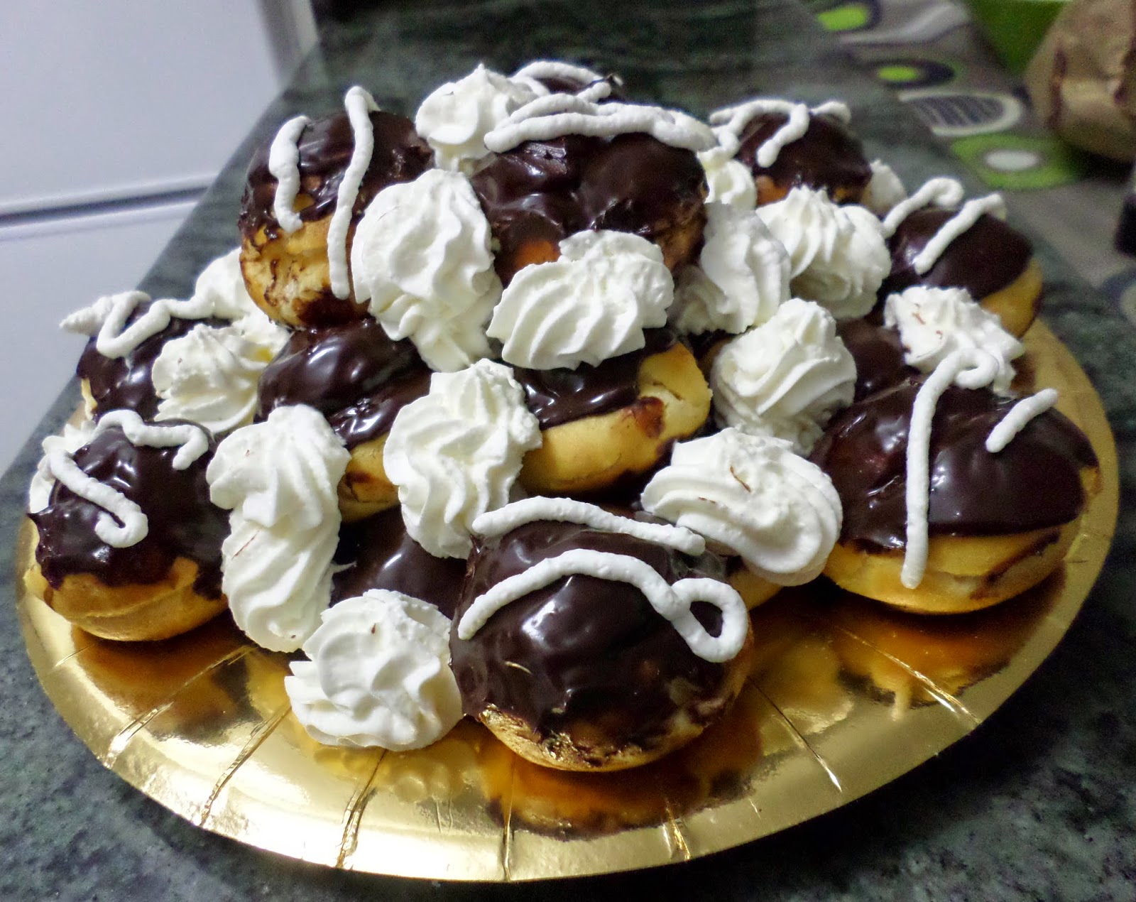 Mi pastelería: Pastel de petit choux