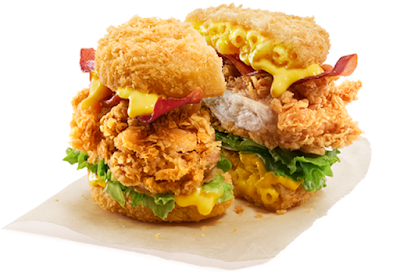 KFC Debuts New Mac-and-Cheese Bun Chicken Sandwich in Singapore