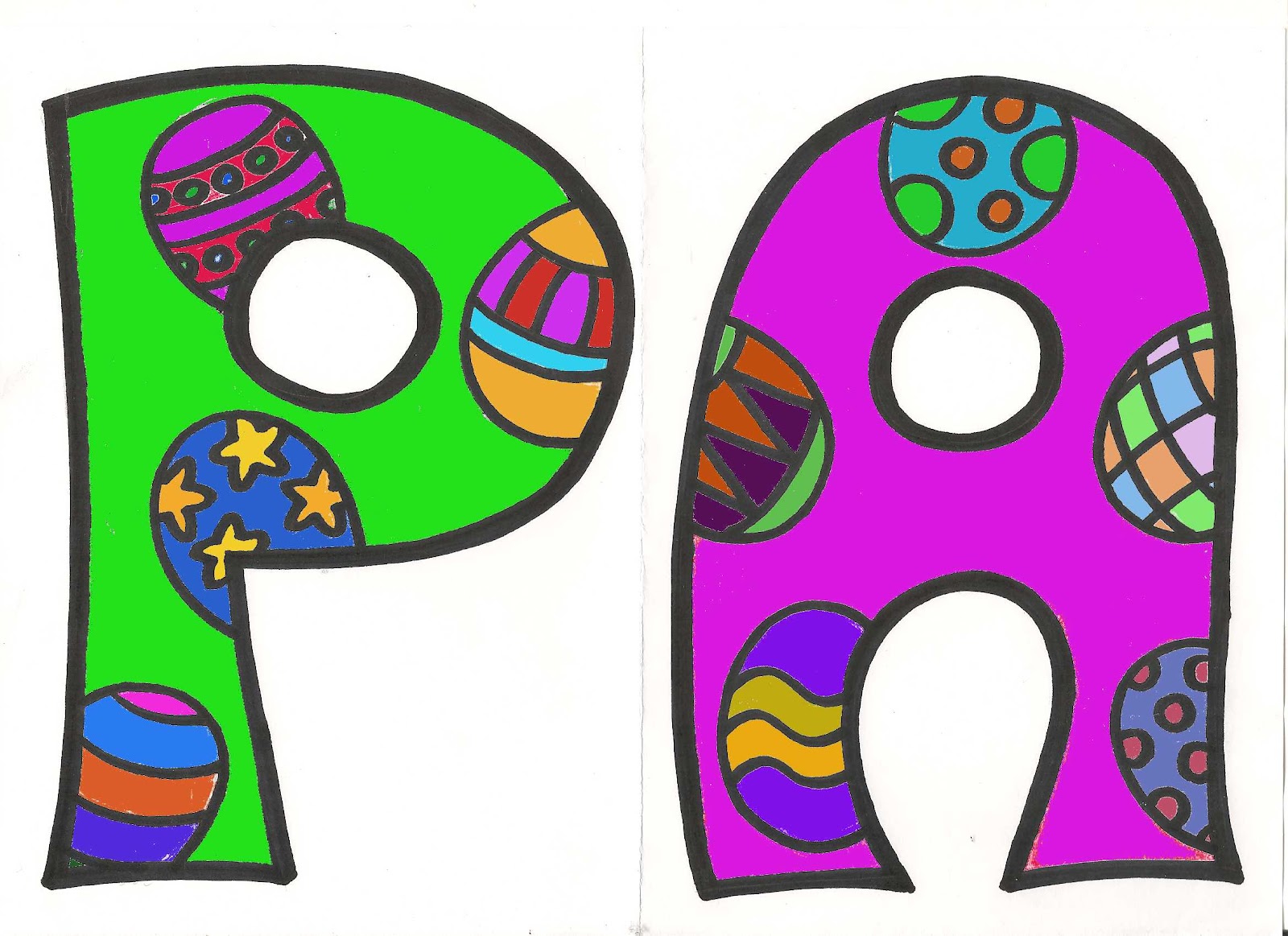 RECURSOS PARA EL AULA DE INFANTIL: LETRAS PASCUA
