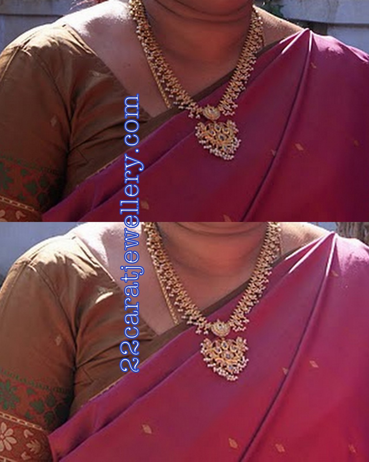 Uncut Diamond Long chain Gallery 5 - Jewellery Designs