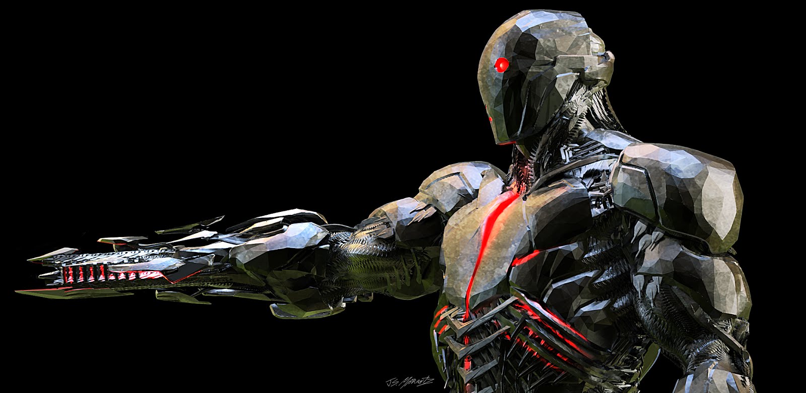 Justice League: Cyborg Concept Art