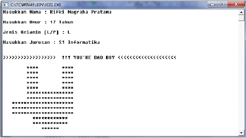 Tulisan Pelajar : Program C++ menggunakan Function