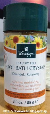 We'll Tell You - A&W Couple's Blog: Kneipp Foot Bath Crystals
