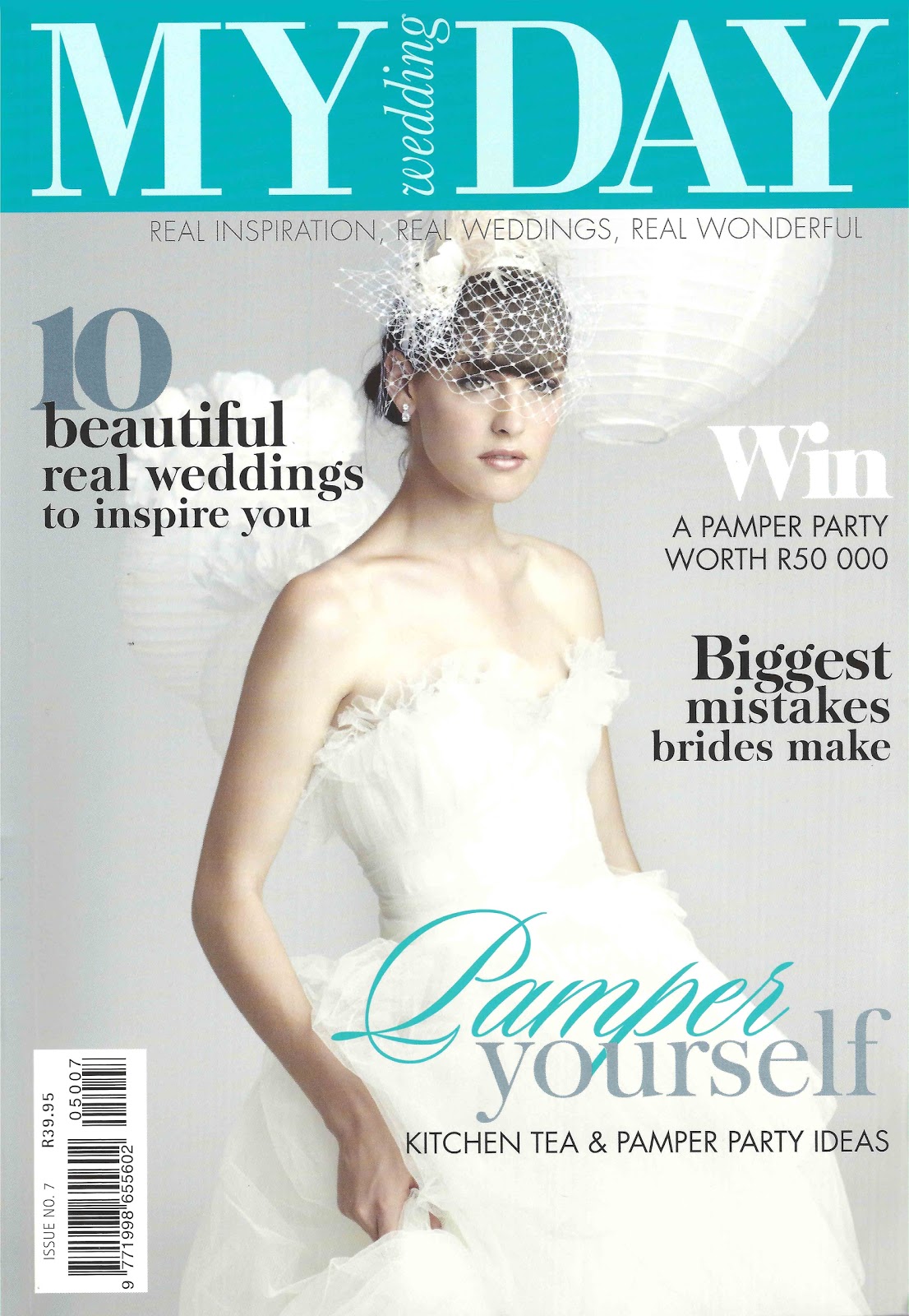 My wedding day magazine cover and editorial | Moi Styling