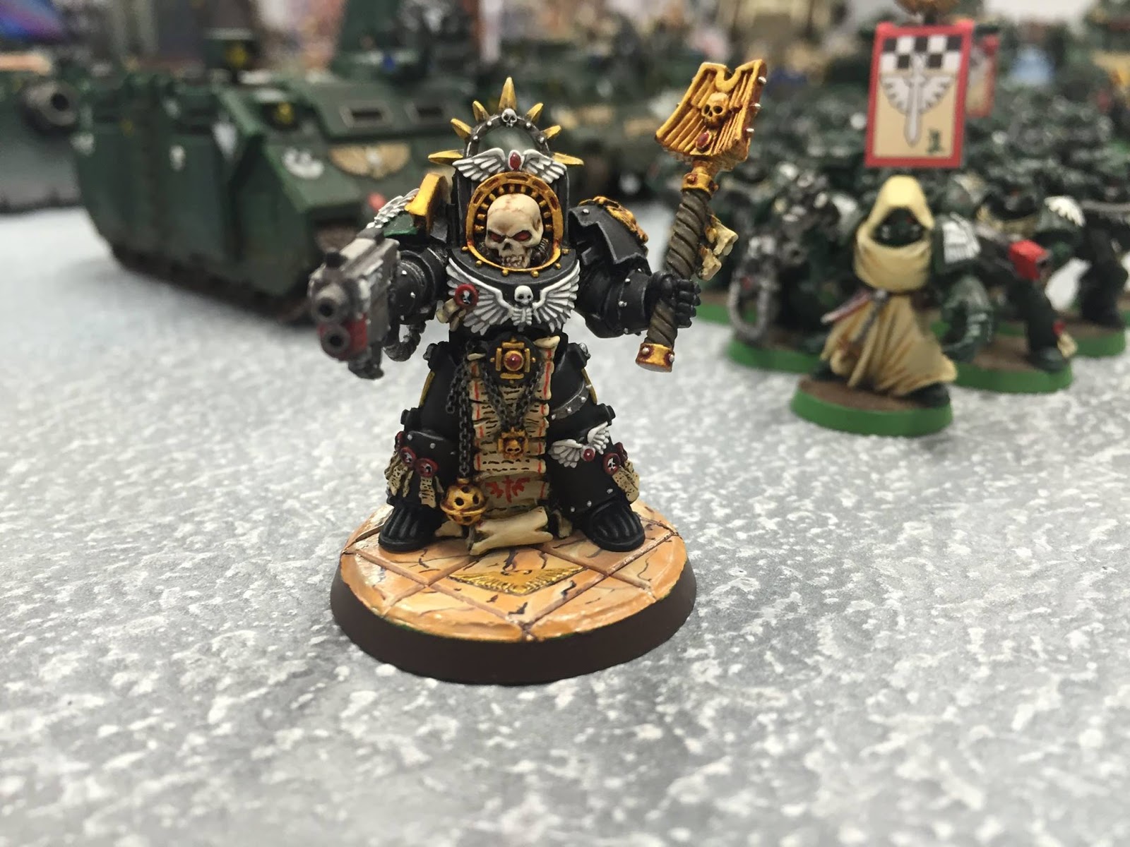 Colorblind Painter: Entire Dark Angels 4th Company with Reserves