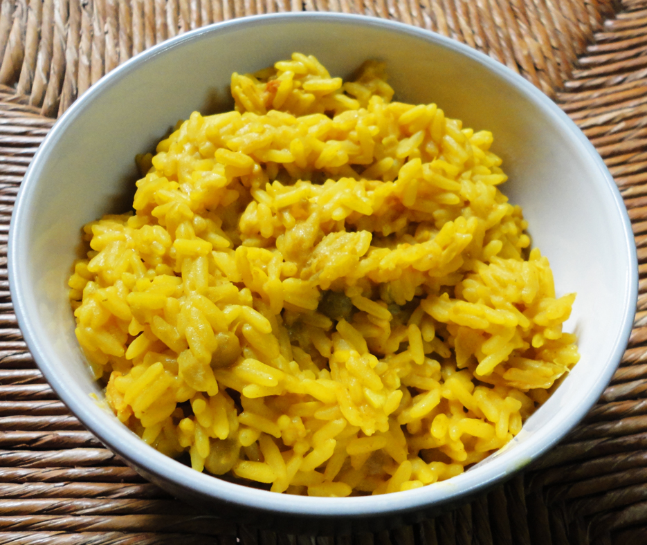 Arroz con pollo al curry. Receta rápida, sencilla, económica y cremosa ...