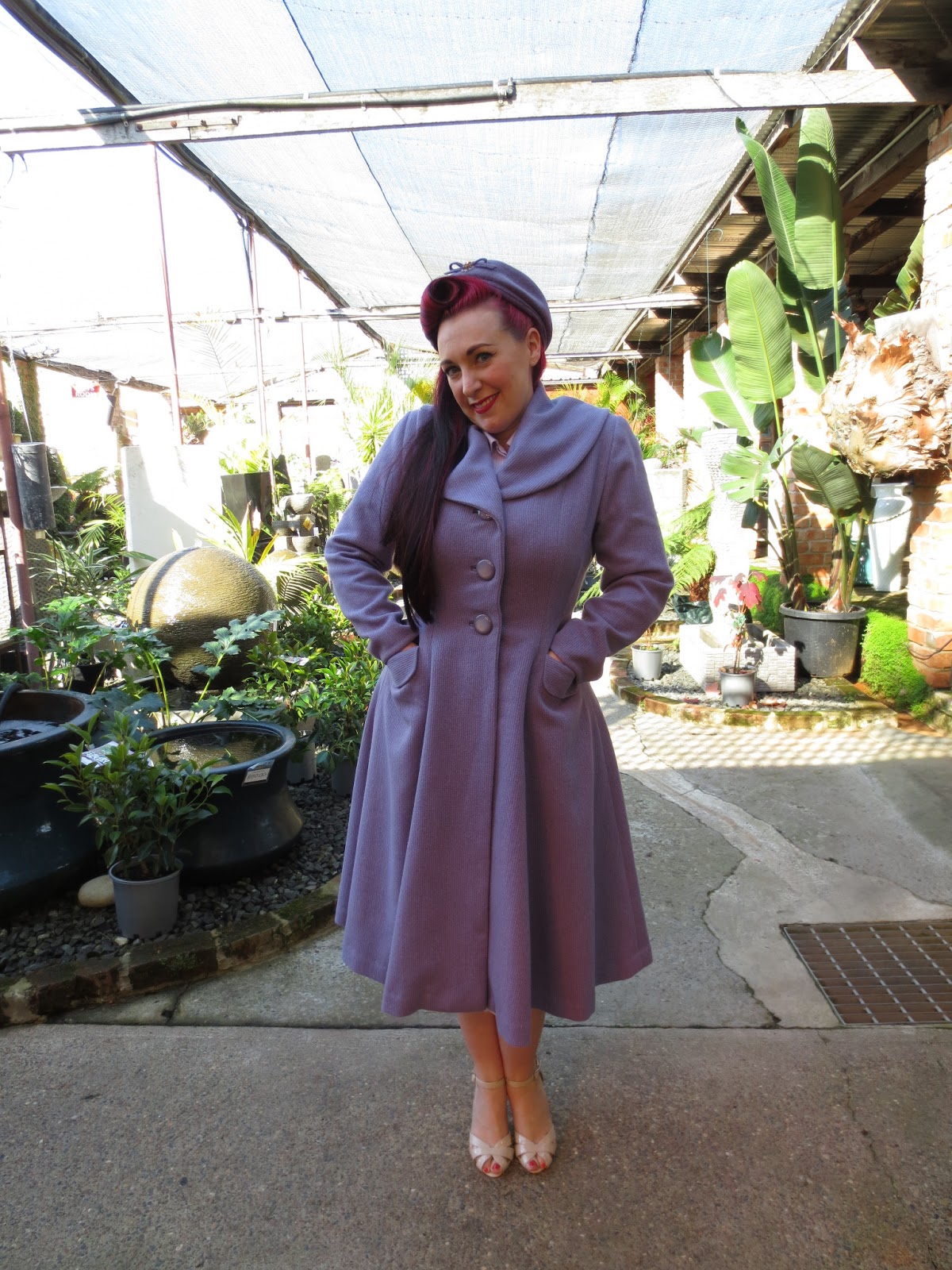 Sew Retro Rose: COATS : The Lilac Coat Goes Out!