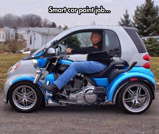 Inside A Smart Car Fart