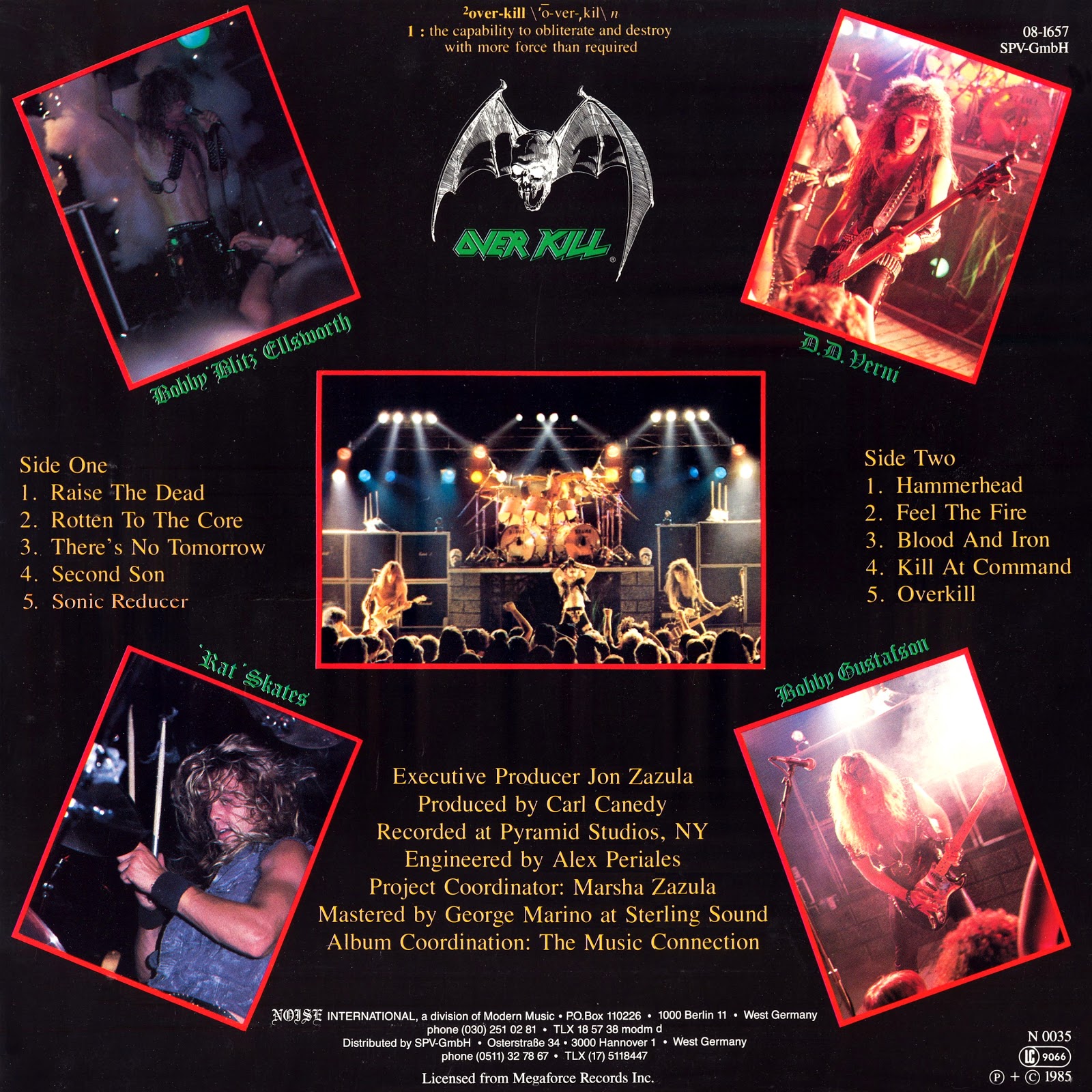 1985 Feel The Fire - Overkill - Rockronología