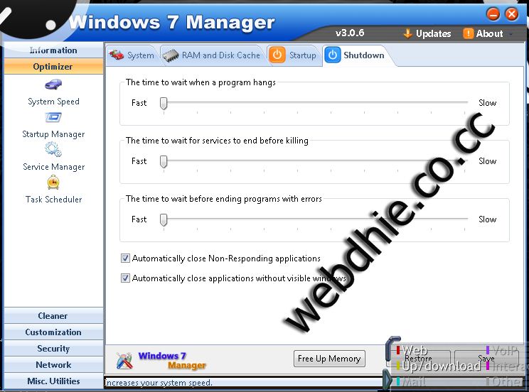Yamicsoft windows 7 manager 2.0.6 uk : plantubust